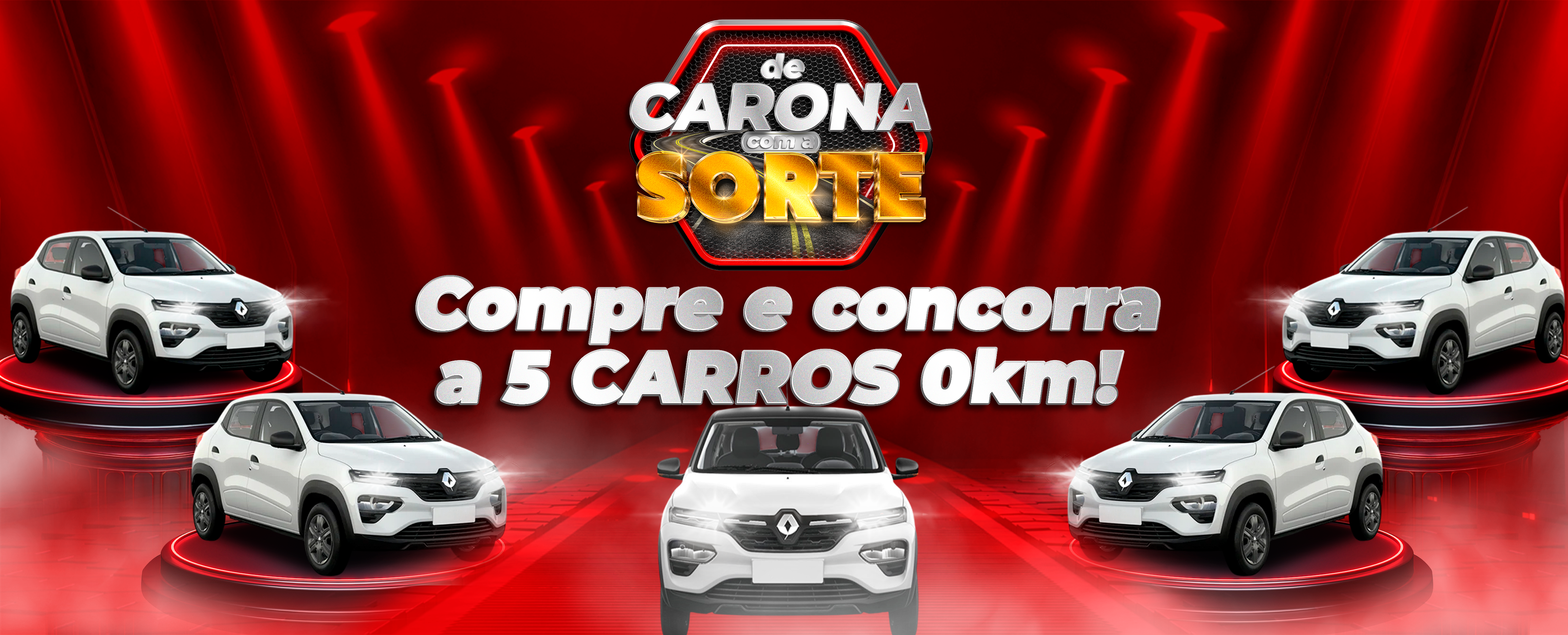 De Carona com a sorte